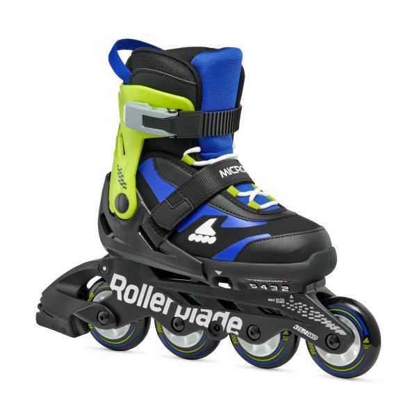 ROLLERBLADE MICROBLADE BLACK-CLEAR BLUE