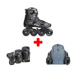 FLYING EAGLE F5S ECLIPSE BLACK PRO INLINE SKATE PACK