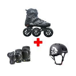 PACK DE PATINES EN LÍNEA FLYING EAGLE F110 ECLIPSE BLACK