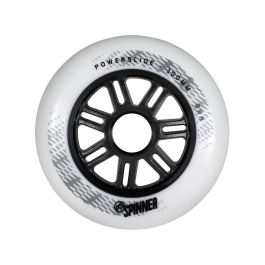 RUEDAS POWERSLIDE SPINNER 100MM 88A BLANCO (PACK 3)
